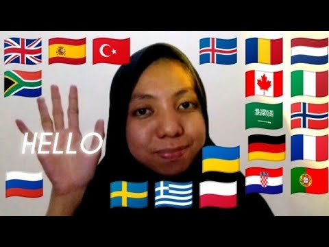 ASMR "Hello" in 20 Different Languages - YouTube