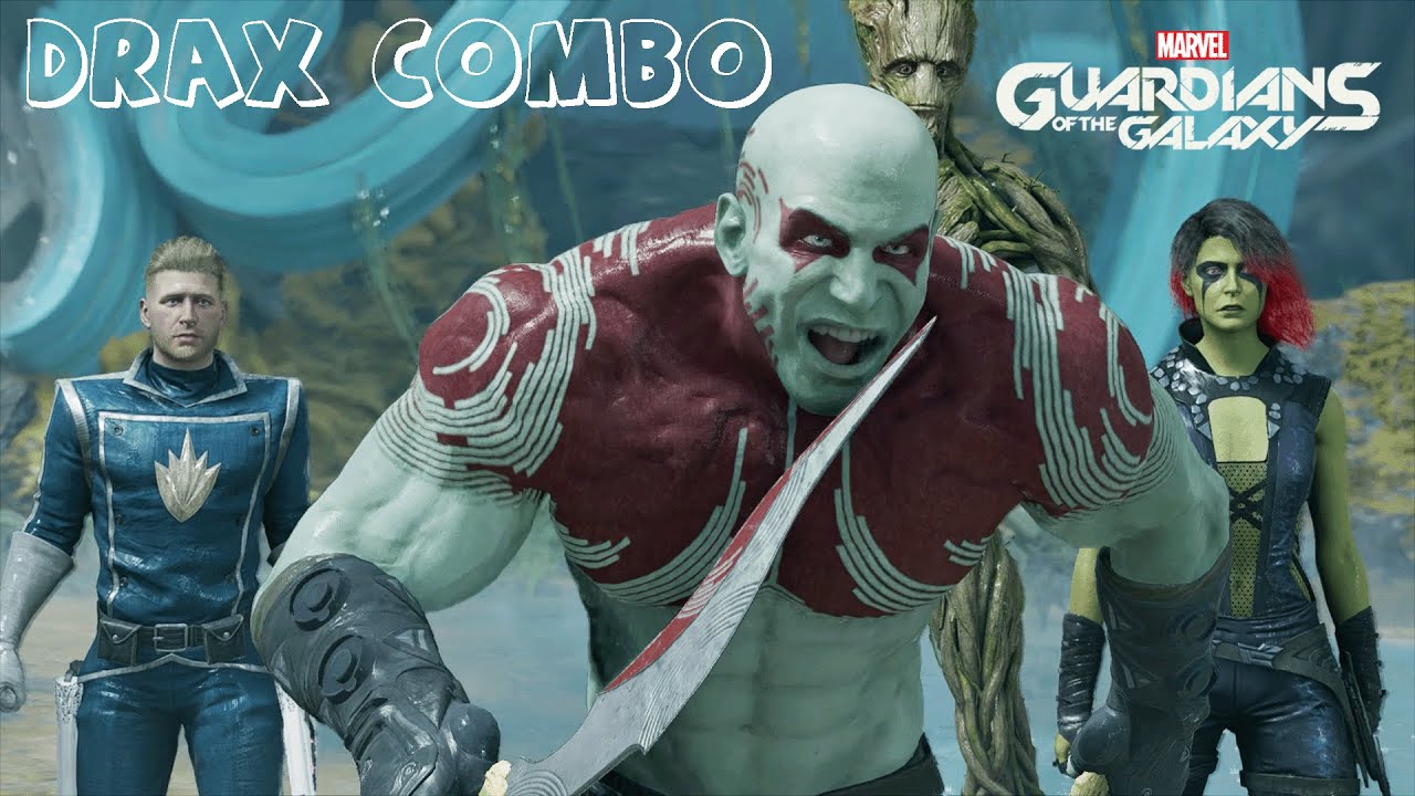 DRAX COMBAT AUTO-COMBO - Katathian Handshake | Marvel's Guardians of ...