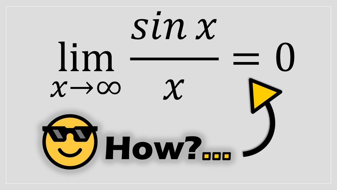 How To Find The Limit Of Sinx x Proof YouTube