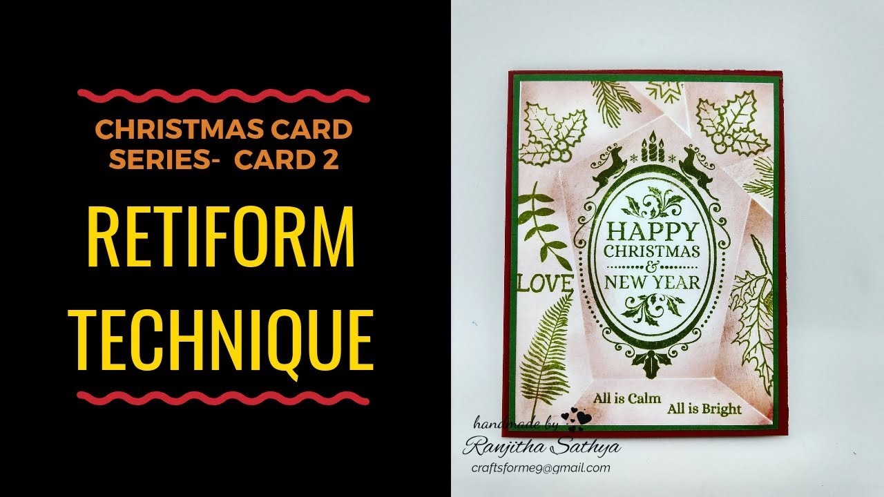 RETIFORM TECHNIQUE CARD MAKING - YouTube