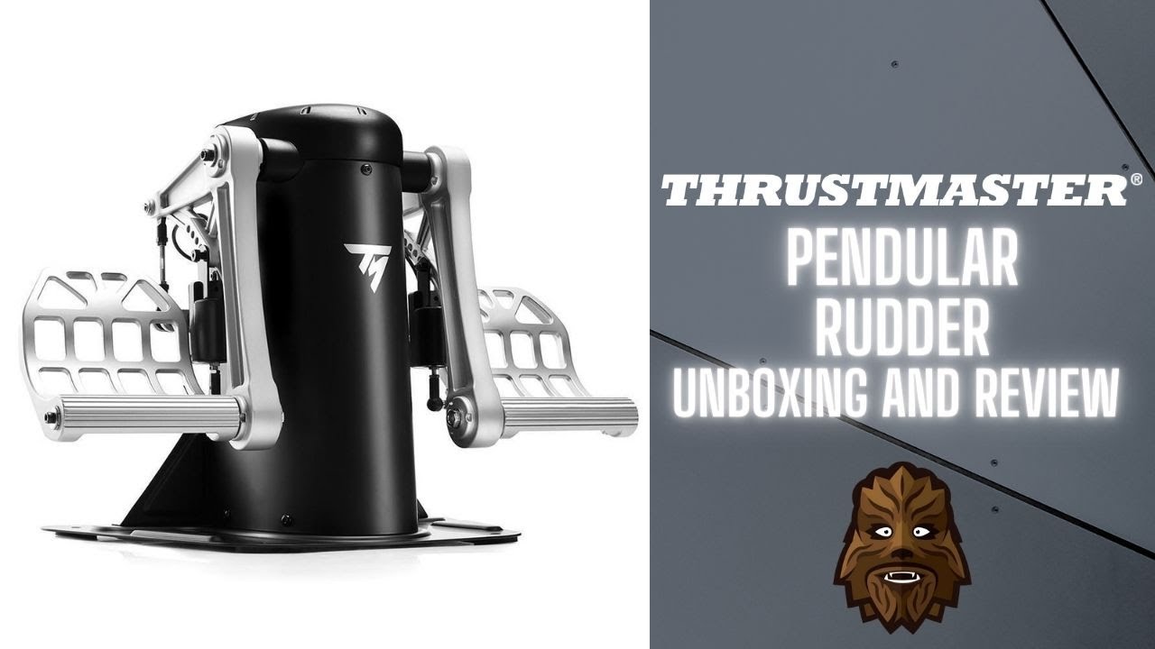 Thrustmaster Pendular Rudder Pedals - Unboxing and Review! - YouTube