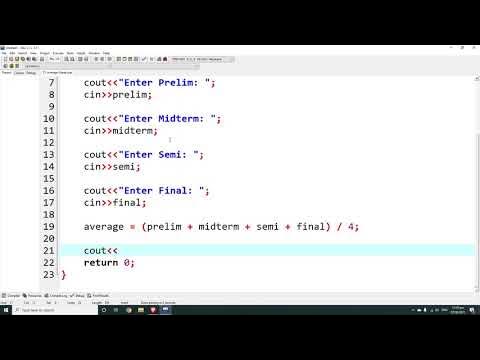 C++ How to Compute Average Grade - YouTube