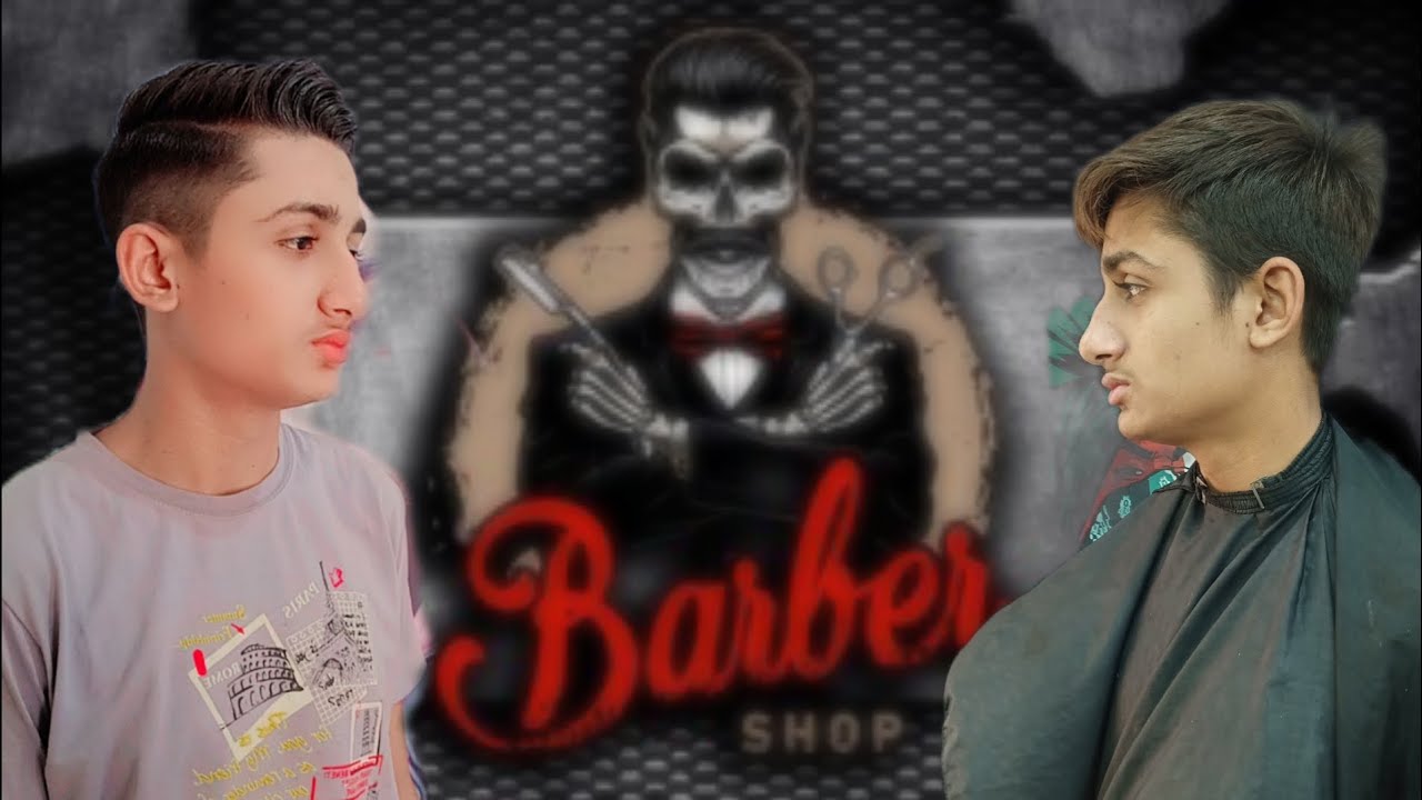 Hair salon hair baal cutting new cutting look slope cutting - YouTube