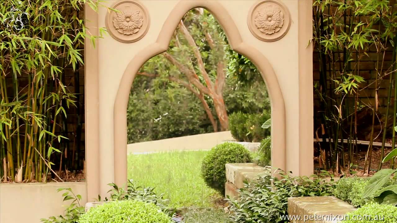 How to add interest to a terraced garden using garden mirrors. - YouTube