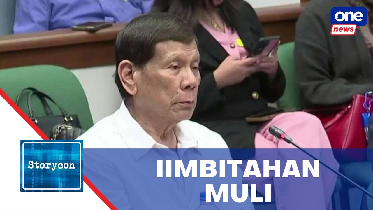 Storycon | Quad Comm to invite Duterte again, but not in next two ...
