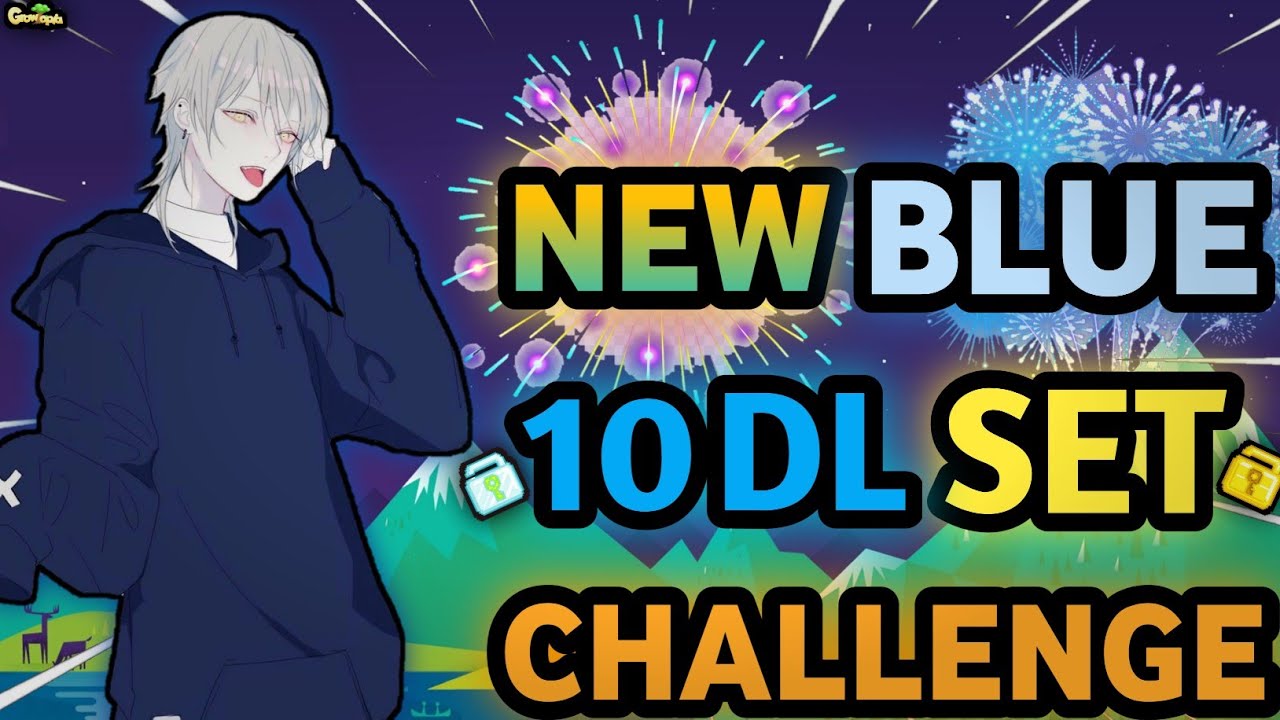 SPECIAL 10 DLS NEW BLUE SET CHALLENGE (NEW SET!!) | Growtopia - Set ...
