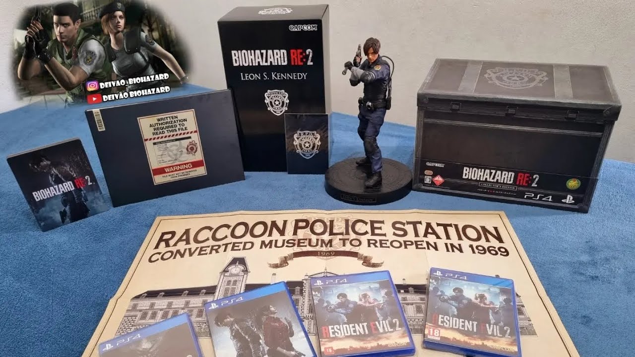 Biohazard 2 Remake Resident Evil 2 Remake Collector's Edition PS4 Capa ...