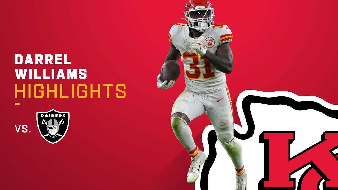 Darrel Williams Highlights from Week 10 | Kansas City Chiefs - YouTube
