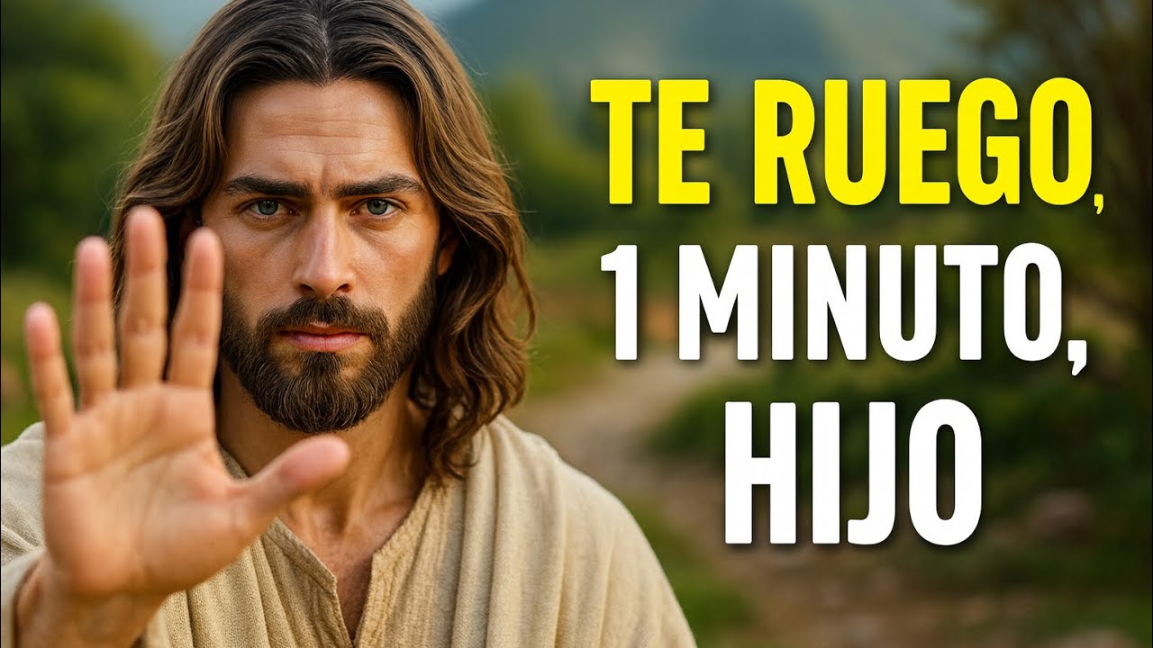 DIOS DICE: TE RUEGO 1 MINUTO, NECESITO HABLARTE HOY | MENSAJE DE DIOS ...
