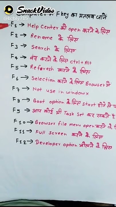 Basic Computer Knowledge - YouTube