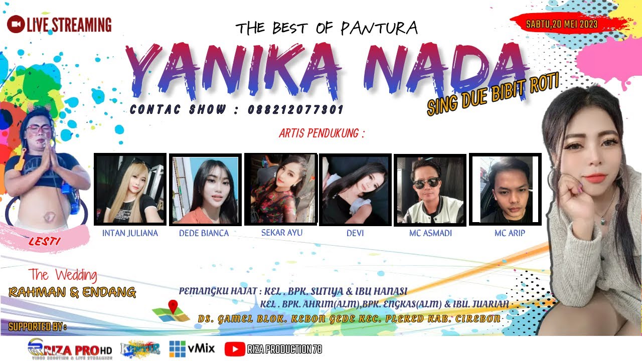 🔴LIVE " YANIKA NADA " DESA GAMEL KEC. PLERED KAB. CIREBON 20 MEI 2023 ...