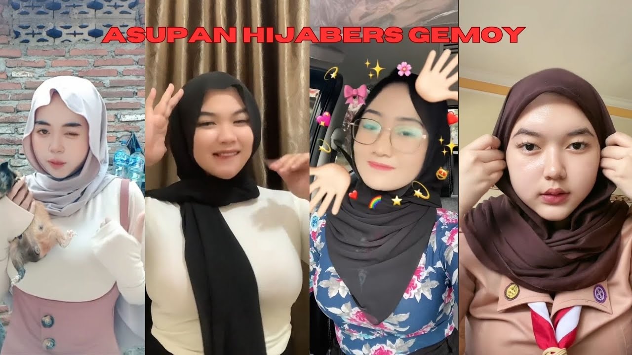 Asupan Tiktok Hijabers Gemoy #38 - YouTube