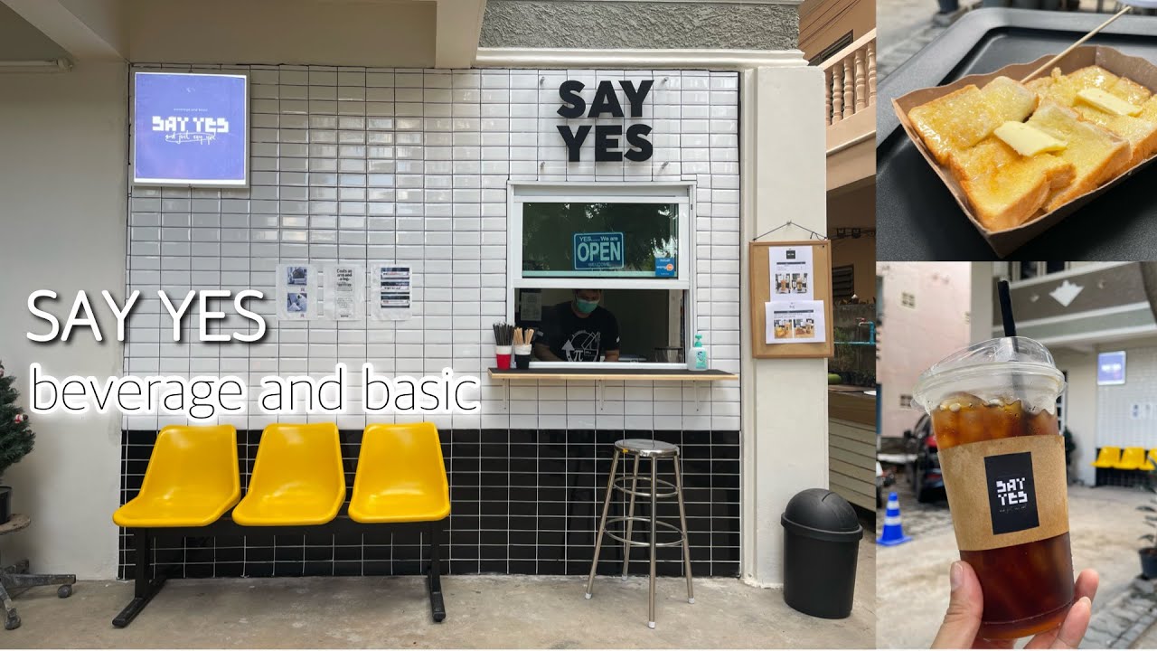 cafe vlog #45 : SAY YES beverage and basic สโลว์บาร์ที่เปิดหน้าบ้าน ให้ ...