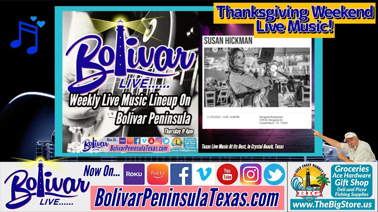 The Live Music Line Up For Thanksgiving Weekend On The Upper Texas ...