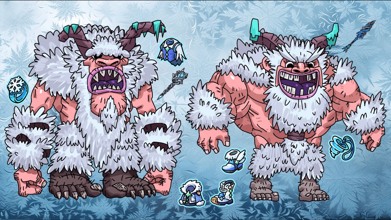 Hero's Land - Frosthold Glacier Dungeon 2 / Yeti Duo Boss (Solo) - YouTube