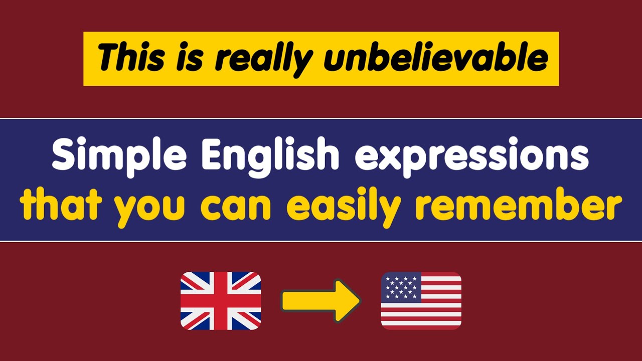 #2 Simple English expressions that you can easily remember - YouTube