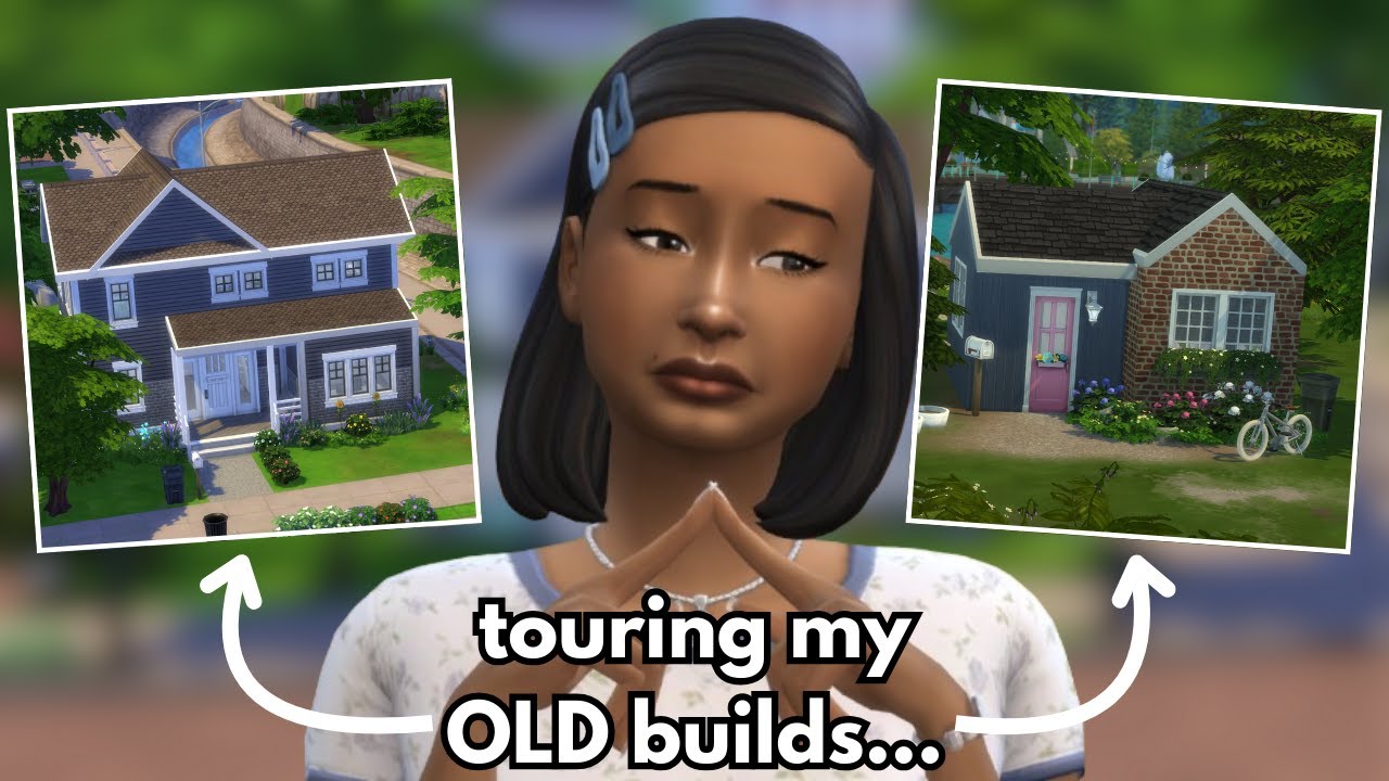 touring my OLD builds in The Sims 4 - YouTube
