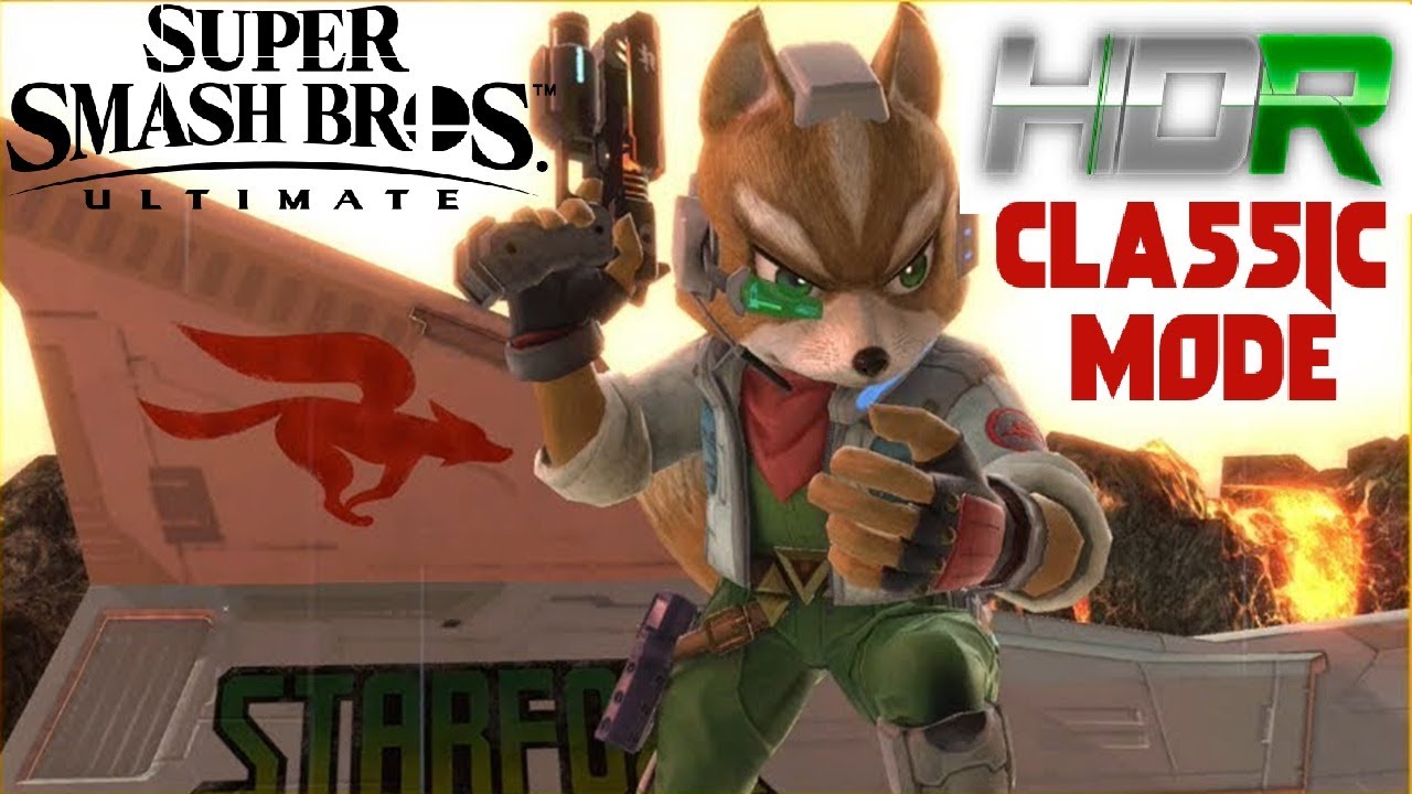 Smash Bros. Ultimate (HDR) - Classic Mode with Fox - YouTube