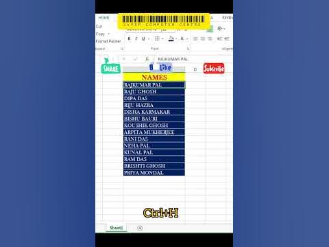 How to Remove LastName.SVYSP COMPUTER CENTRE UKHRA/ICHAPUR.CONTACT-8918696262/9083838482 #excel ...
