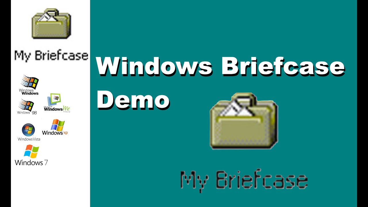 Windows Briefcase Demo - YouTube