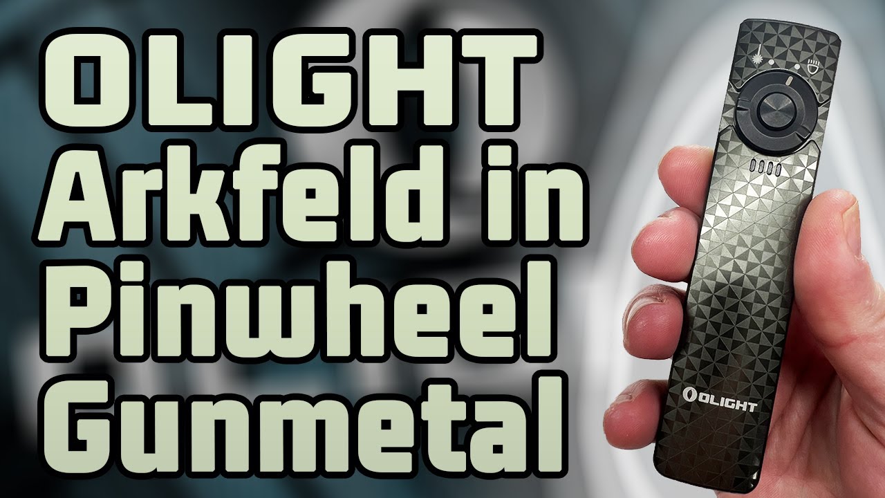 NEW Olight Arkfeld EDC Flashlight Color - PINWHEEL GUNMETAL! Specs and ...