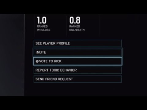 When "Vote to kick" was on Rainbow Six Siege - YouTube