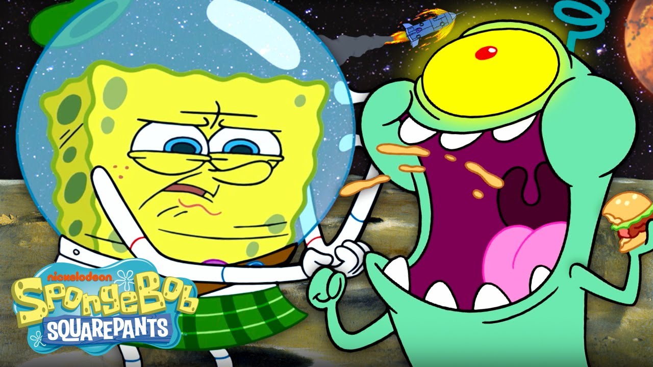 8 Times SpongeBob, Patrick, Squidward, and Sandy Went to Space 🚀 ...