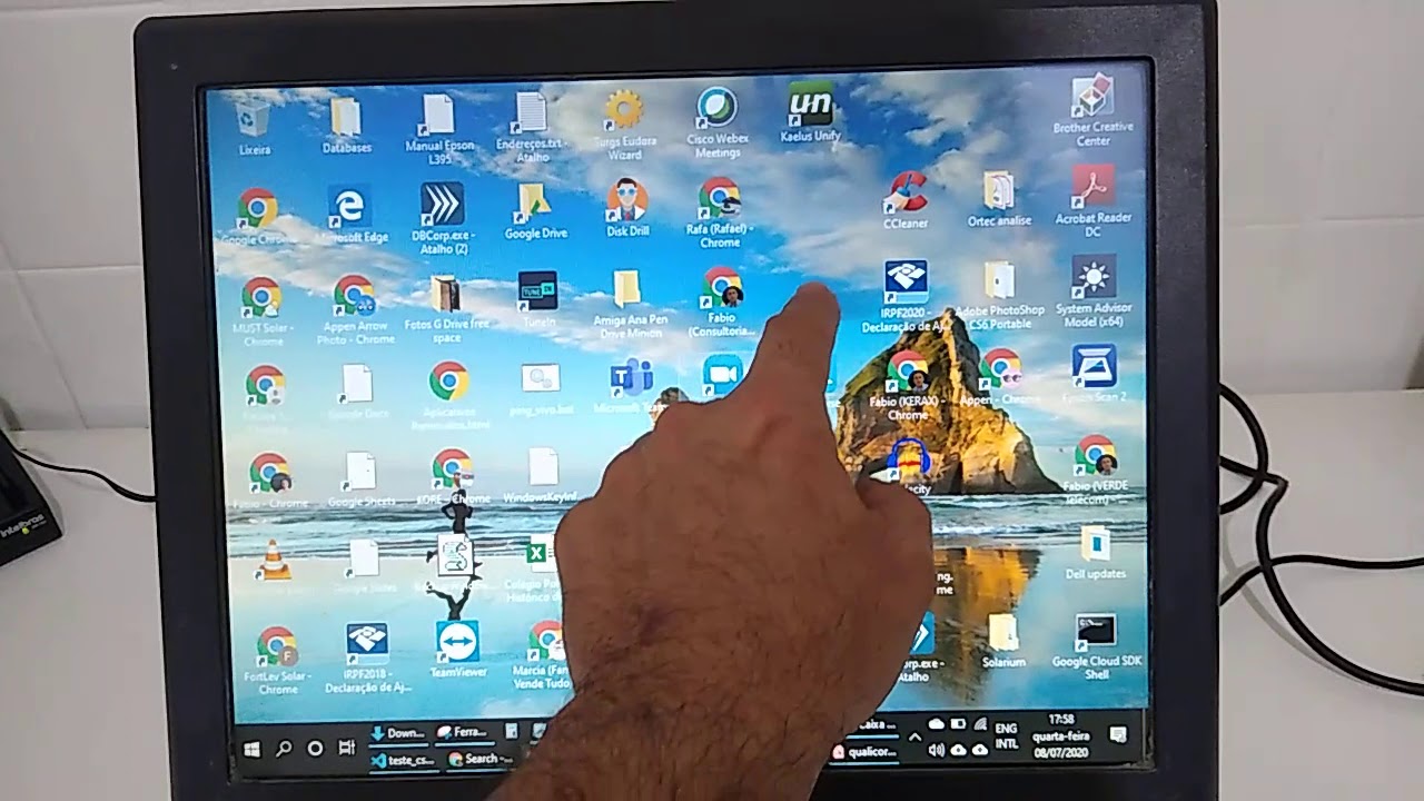 Monitor Elo Touch Modelo Et1509l - YouTube