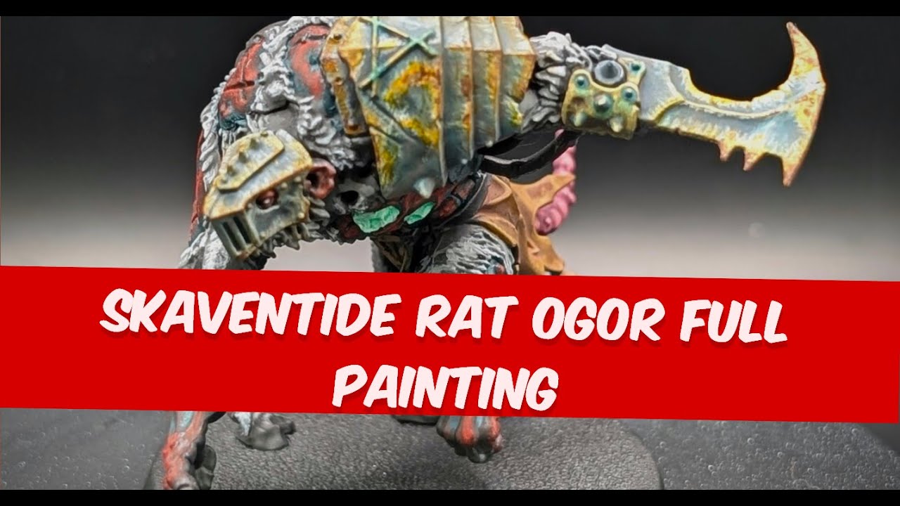 Skaventide Rat Ogor - Full Painting session - YouTube