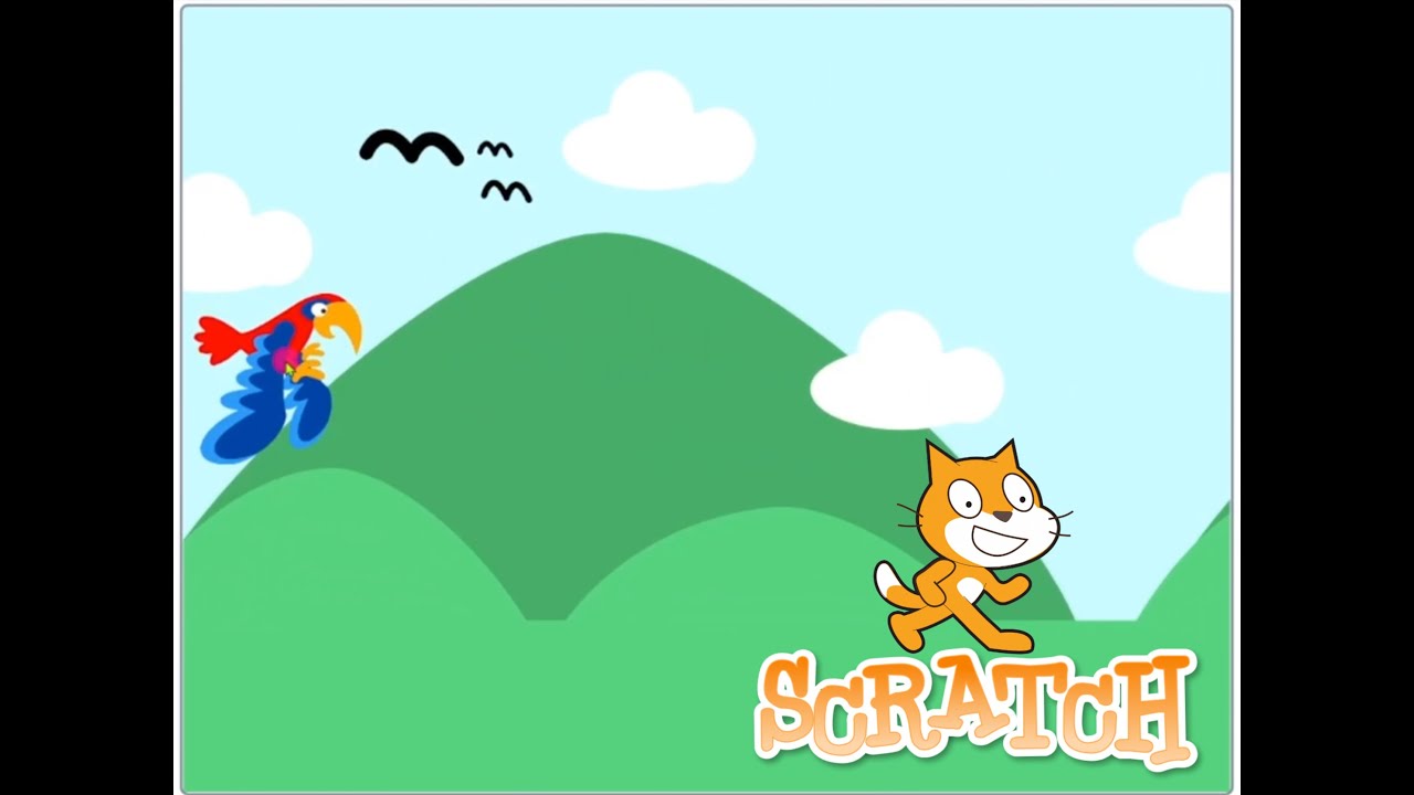 Scratch Tutorial (Project 1) : Part 2 (Moving background, animate ...
