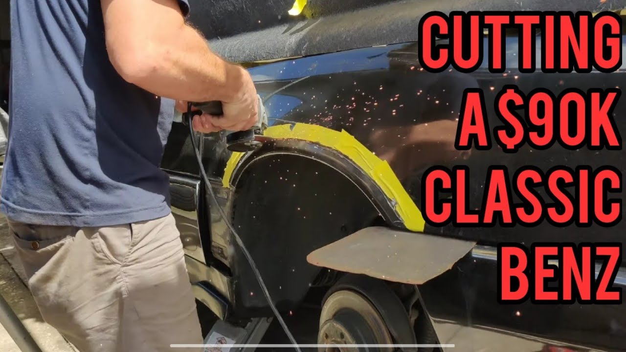 Building a 600HP custom WIDEBODY Mercedes r129 part 1 Widebody kit ...