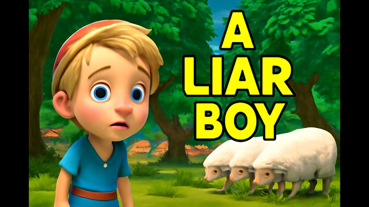 The Liar Boy - 1 Minute Cartoon Moral Story for Kids - YouTube
