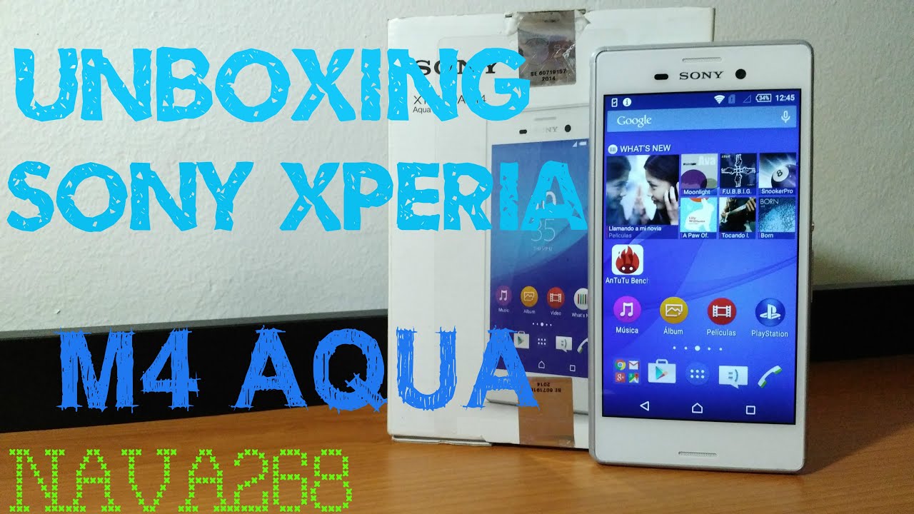 Unboxing Sony Xperia M4 Aqua - YouTube