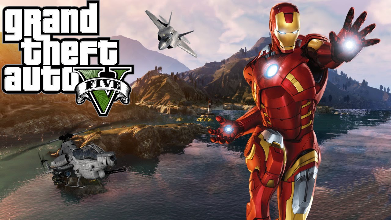 GTA 5 IRON MAN MOD - YouTube