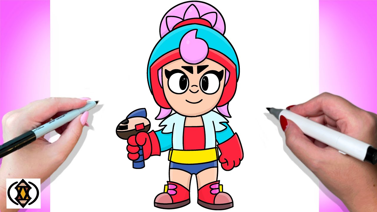 How To Draw Brawl Stars | Janet - YouTube