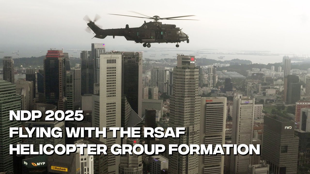 Flying with the RSAF - National Day Parade (NDP) 2025 Helicopter ...