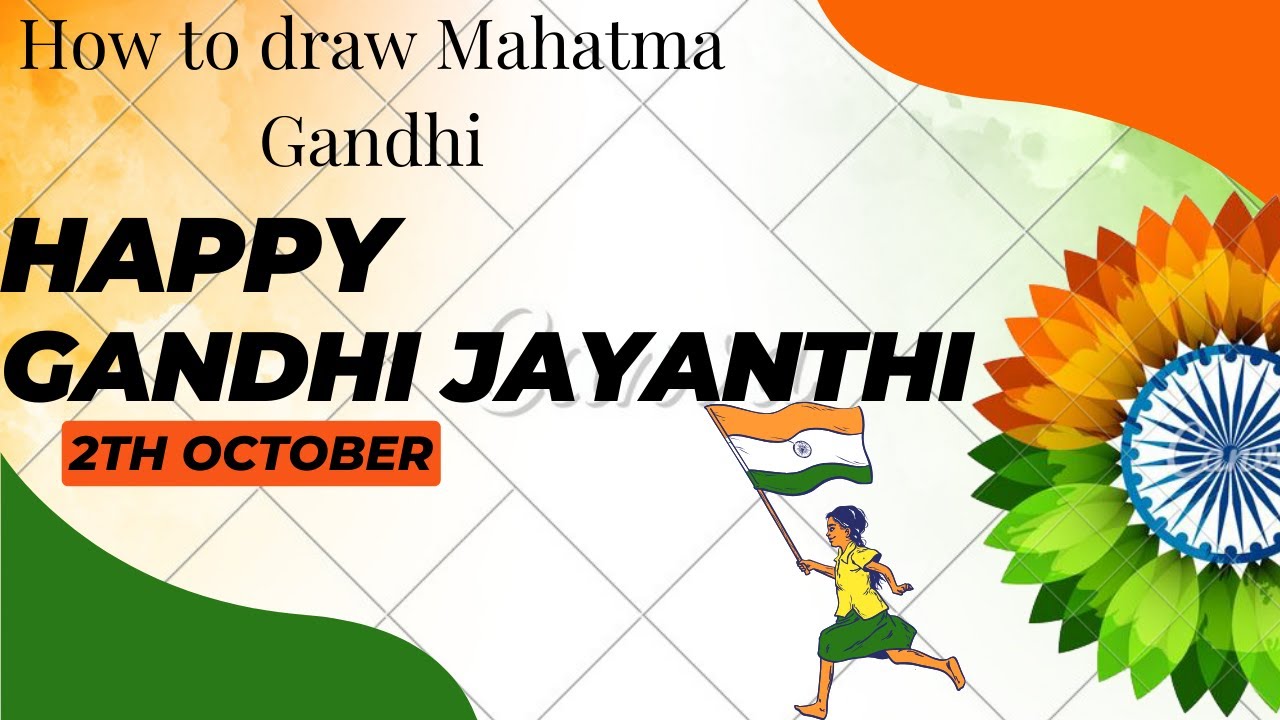 Happy Gandhi Jayanthi | Mahatma Gandhi Drawing | October 2 | Pencil ...
