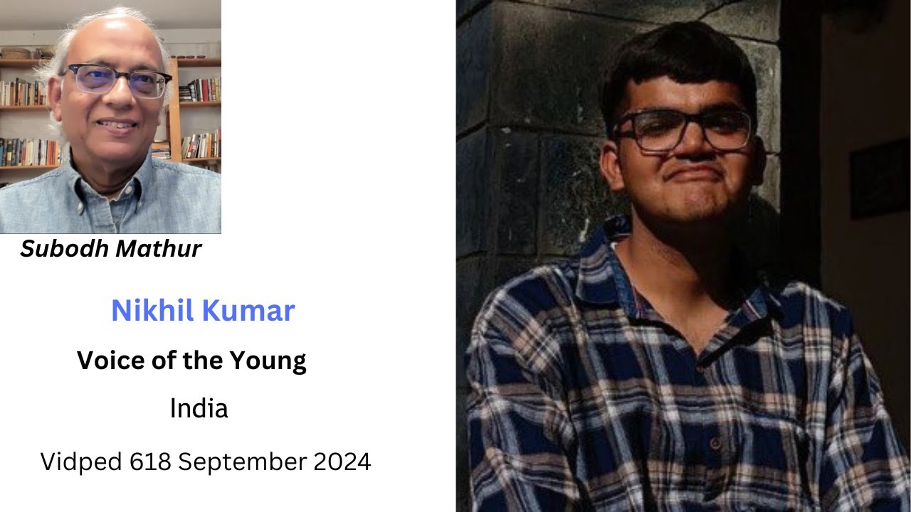 Nikhil Kumar India Voice of the Young Vidped 618 September 2024 - YouTube
