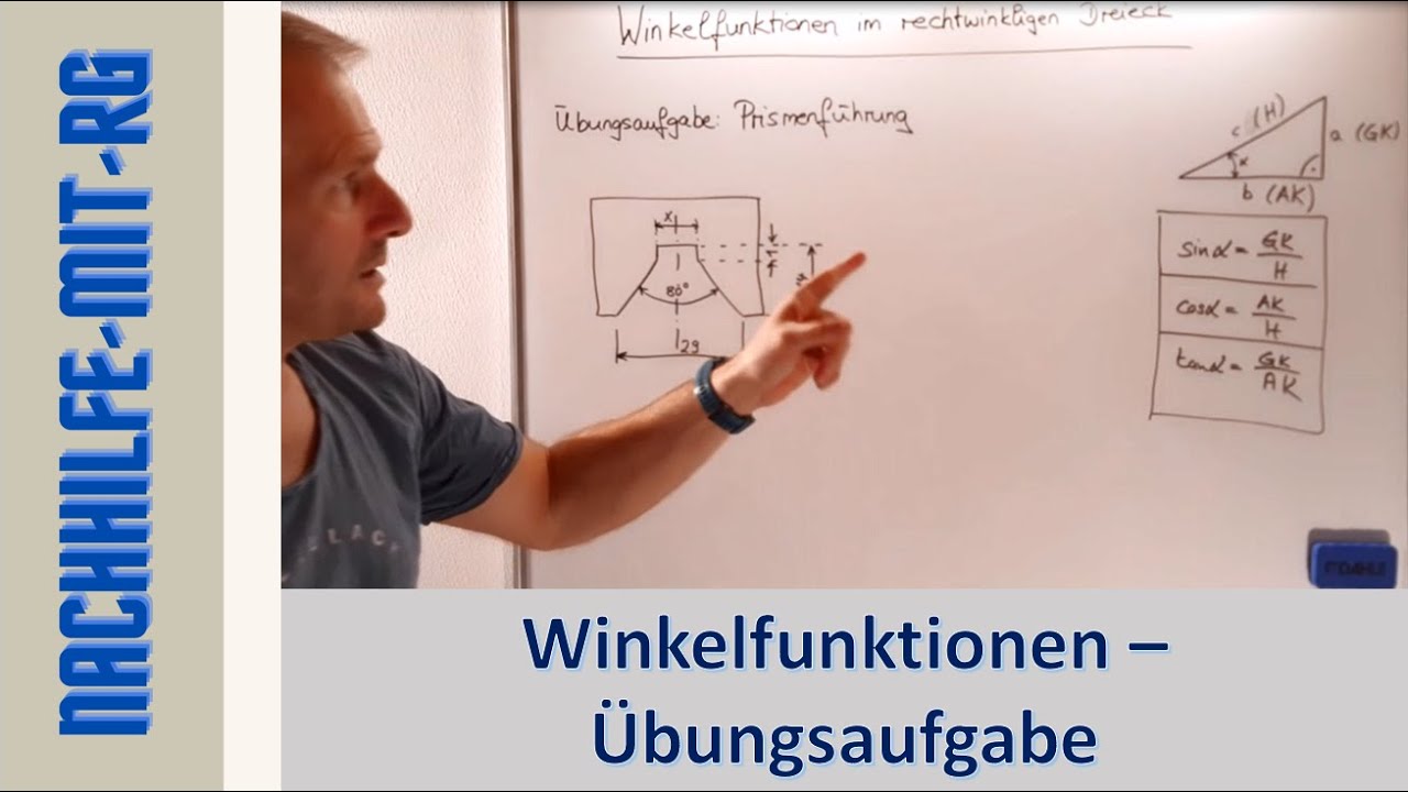 Winkelfunktionen einfach erklärt | Winkelfunktionen im rechtwinkligen ...