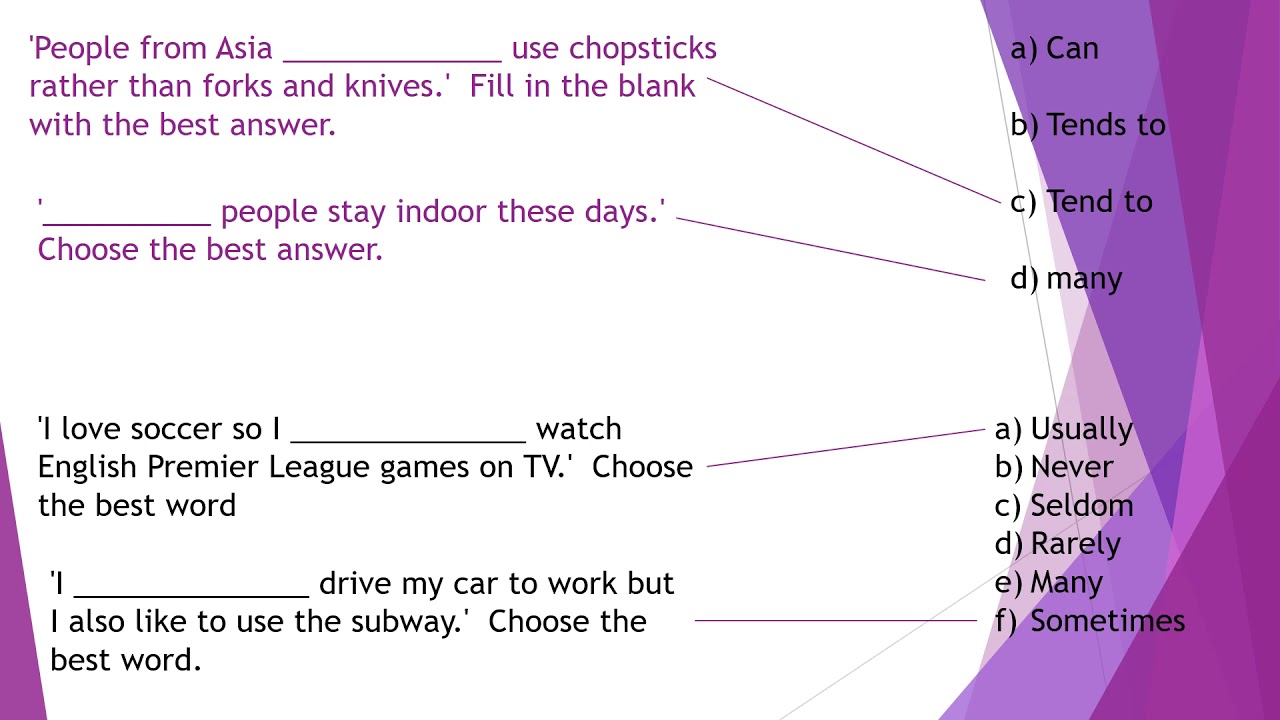 Basic English Mid Term Test review - YouTube