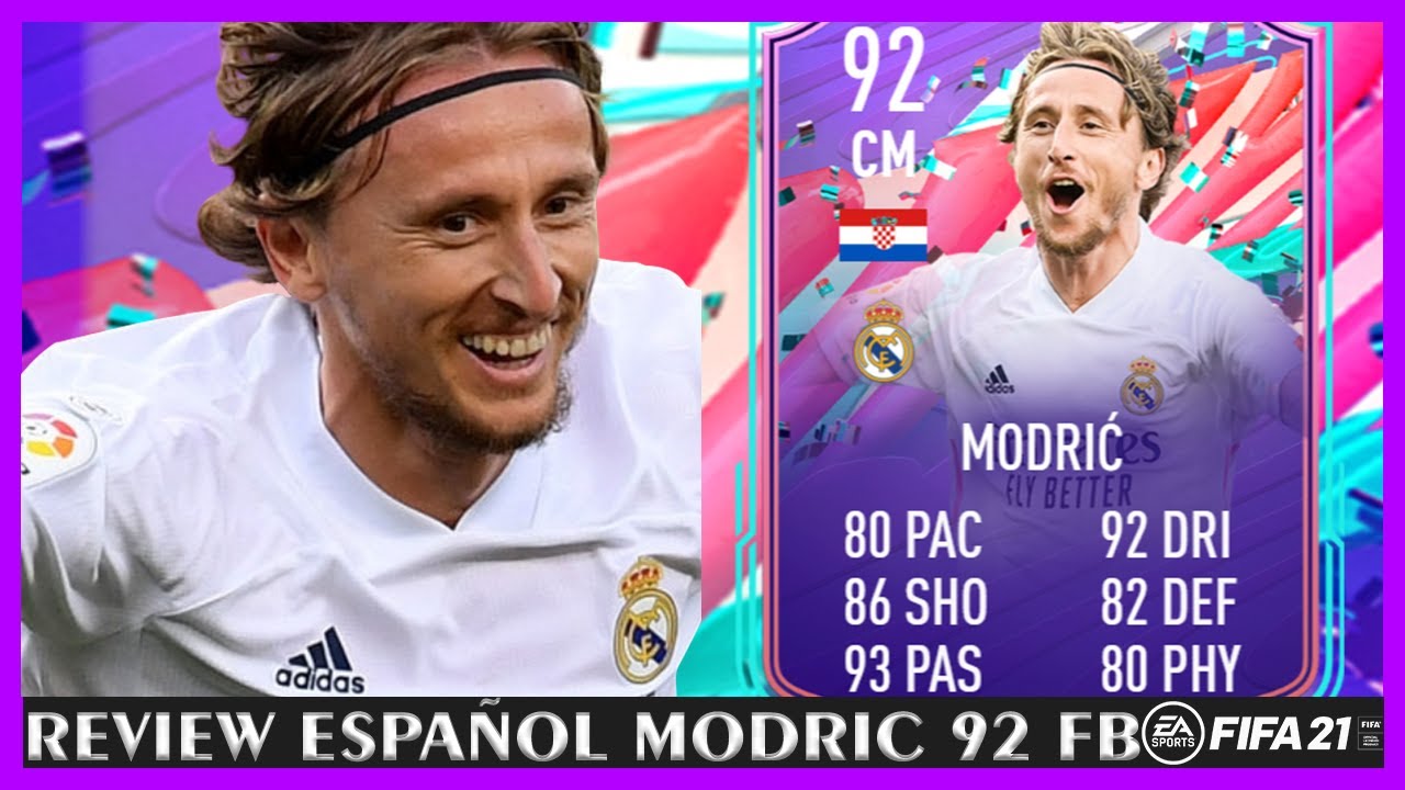 HACE DE TODO!!! LUKA MODRIC 92 FUT BIRTHDAY REVIEW en ESPAÑOL VALE LA ...
