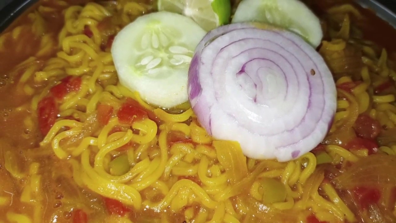Spicy Curry Maggi Recipe | Masala Maggi Recipe | Veg Masala Maggi ...