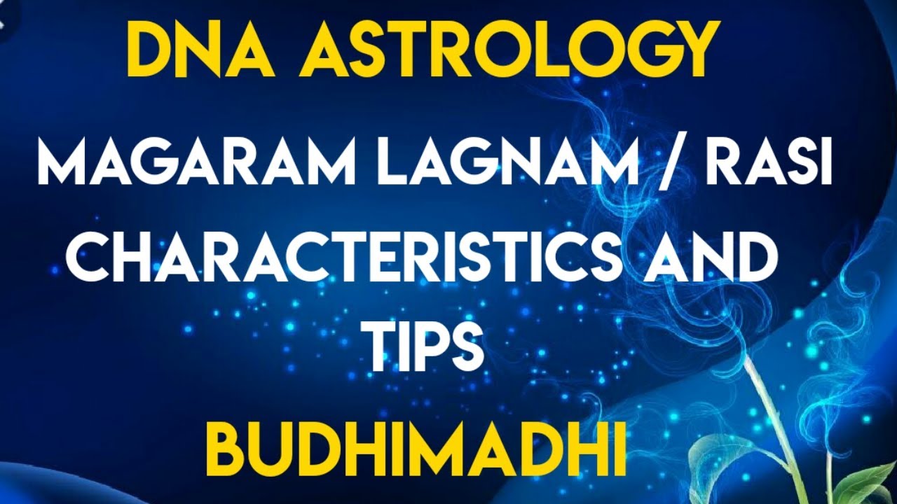 Magaram Lagnam / Rasi Characteristics and Tips | DNA ASTROLOGY | Tamil ...