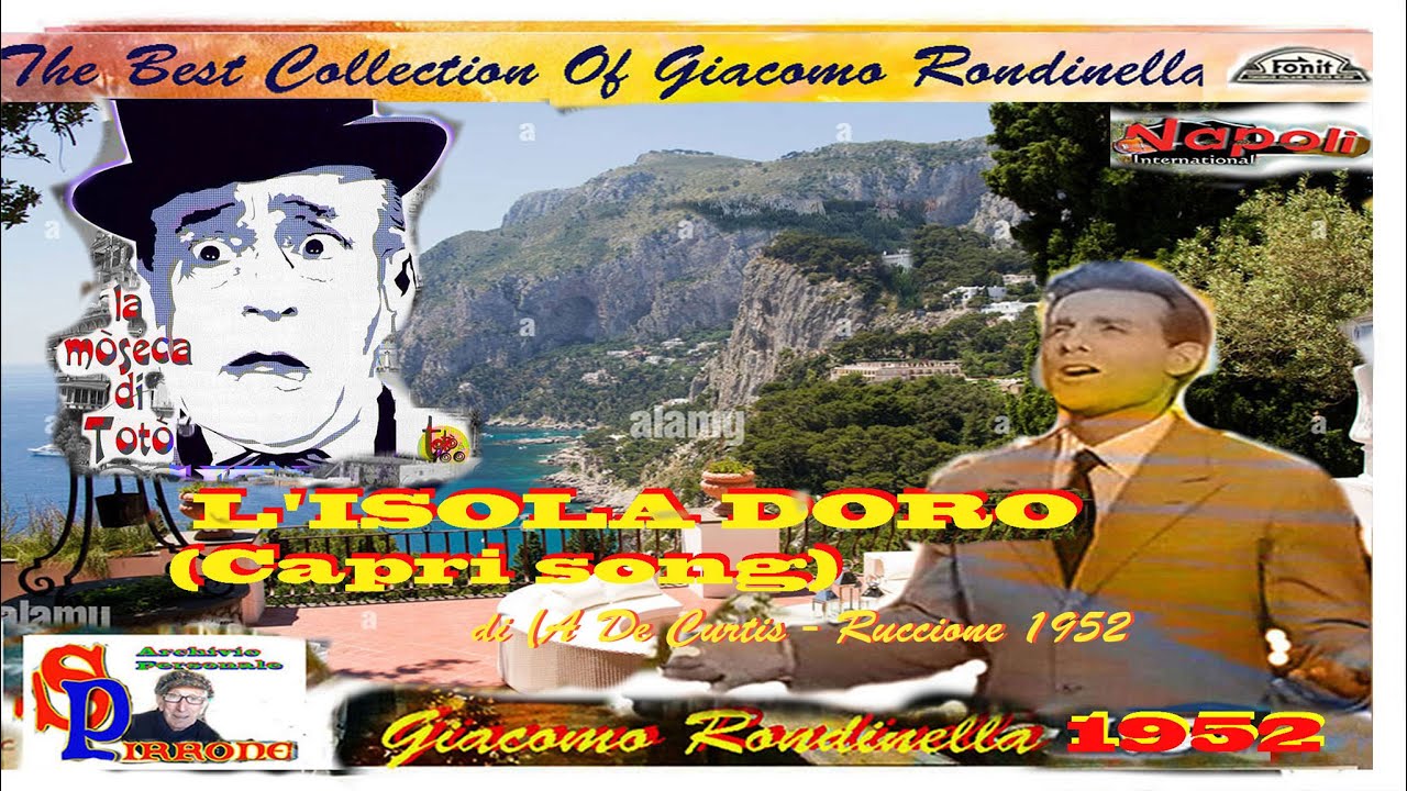 Giacomo Rondinella - L'ISOLA DORO (Capri song) 1952 - YouTube