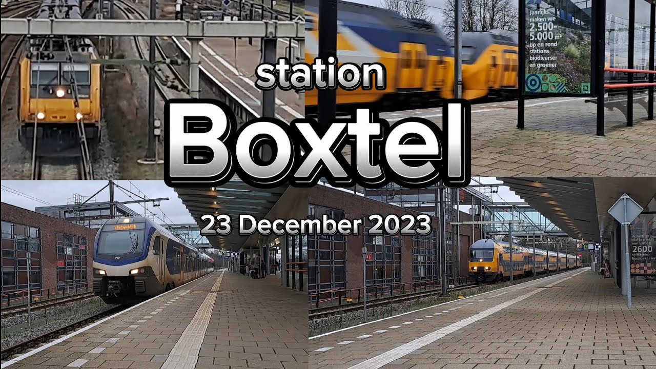 Treinen op station Boxtel - 23 December 2023 | Bedankt voor 150 ...