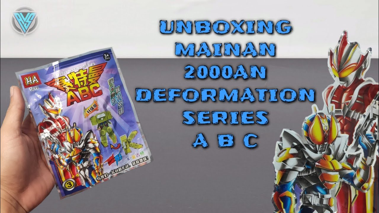 UNBOXING & RAKIT Mainan 2000an Berjudul DEFORMATION SERIES ABC - YouTube