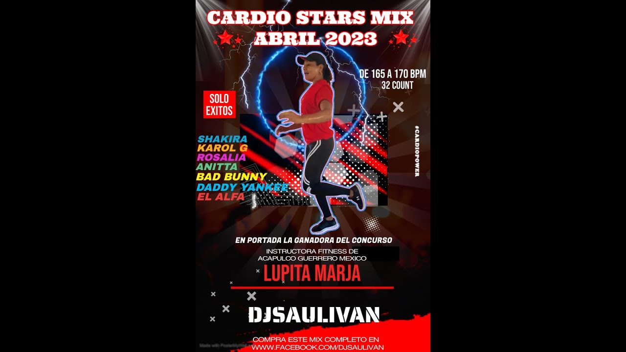 CARDIO MIX STARS EXITOS ABRIL 2023 🎧🕺 DEMO - DJ SAULIVAN ¡Ejercítate ...
