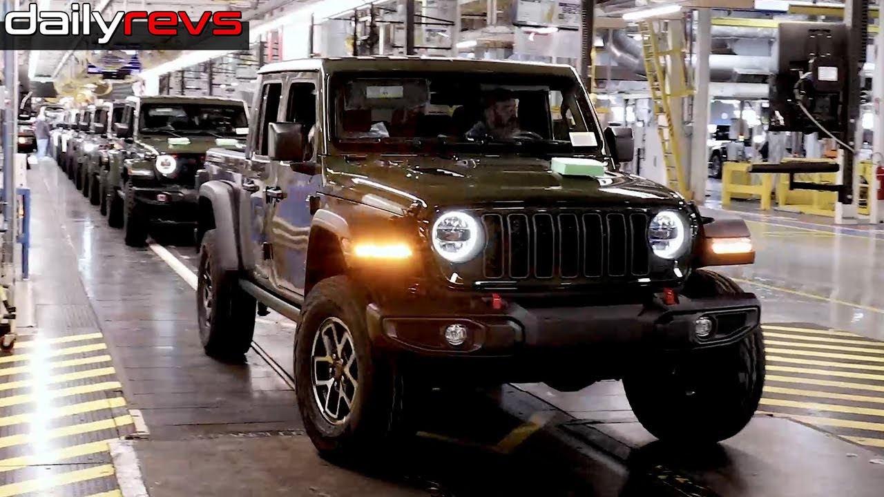 2024 Jeep Gladiator Production in Toledo Assembly Complex ! Inside Jeep ...
