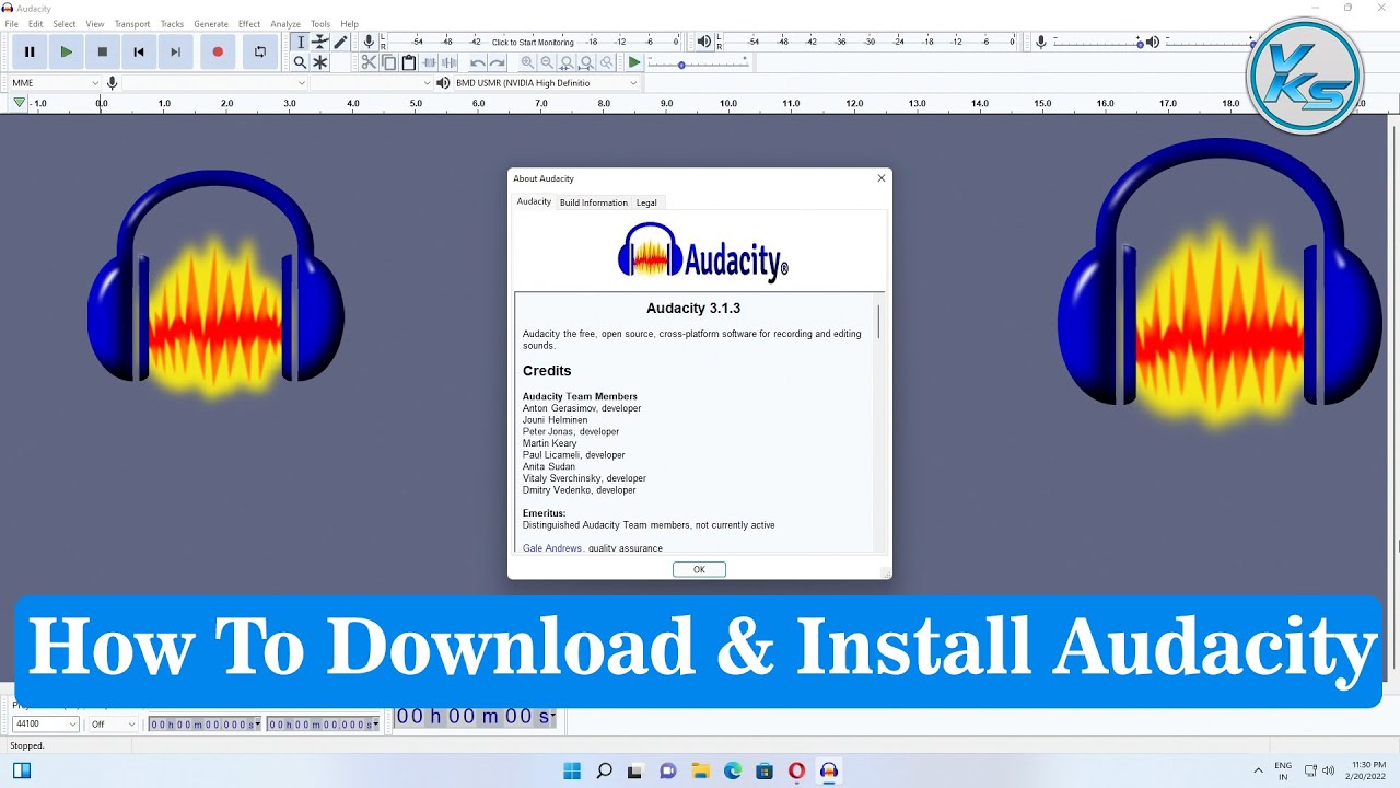 How To Download And Install Audacity 3.1.3 On Windows 11/10/8/7 (2022 ...