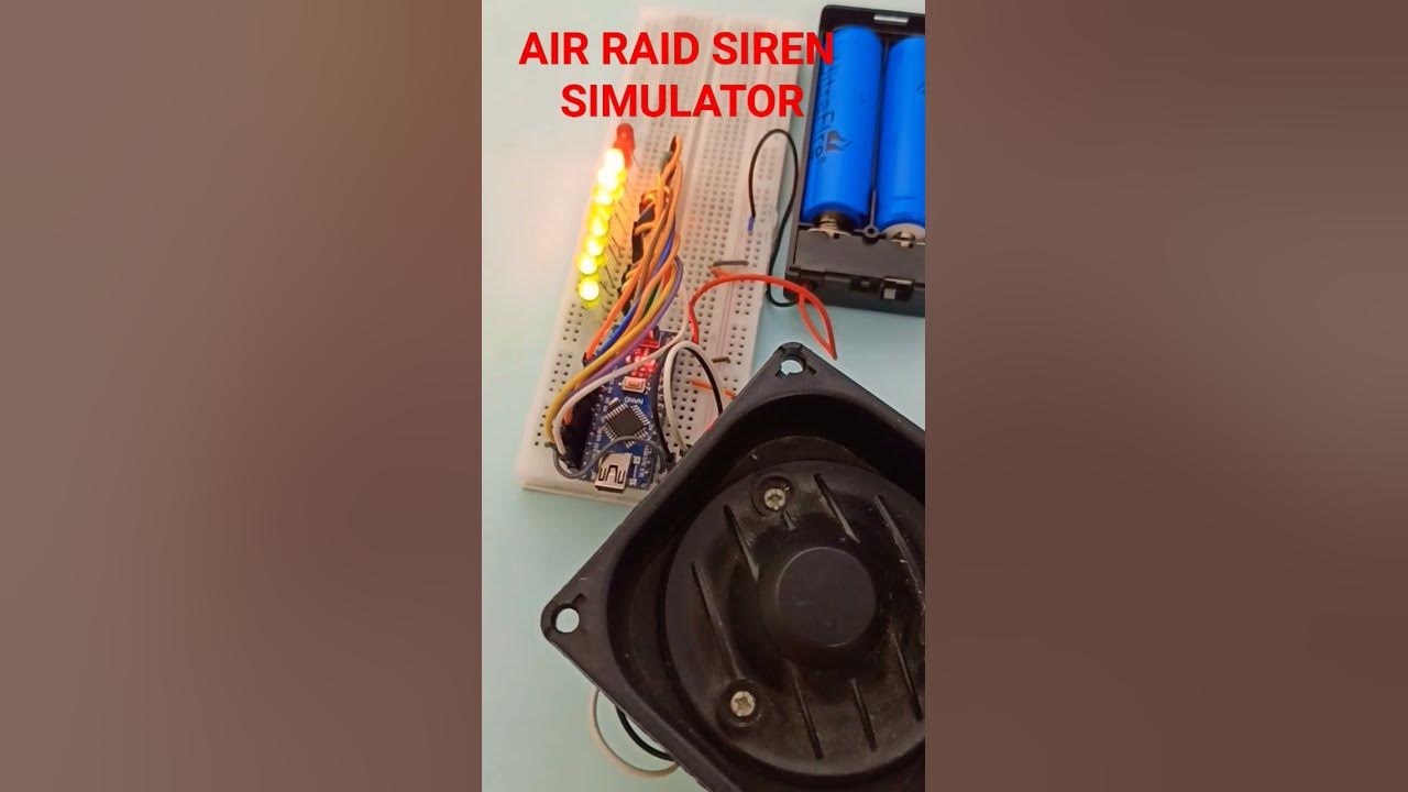 Air Raid Siren! Arduino Project! Free Code! - YouTube